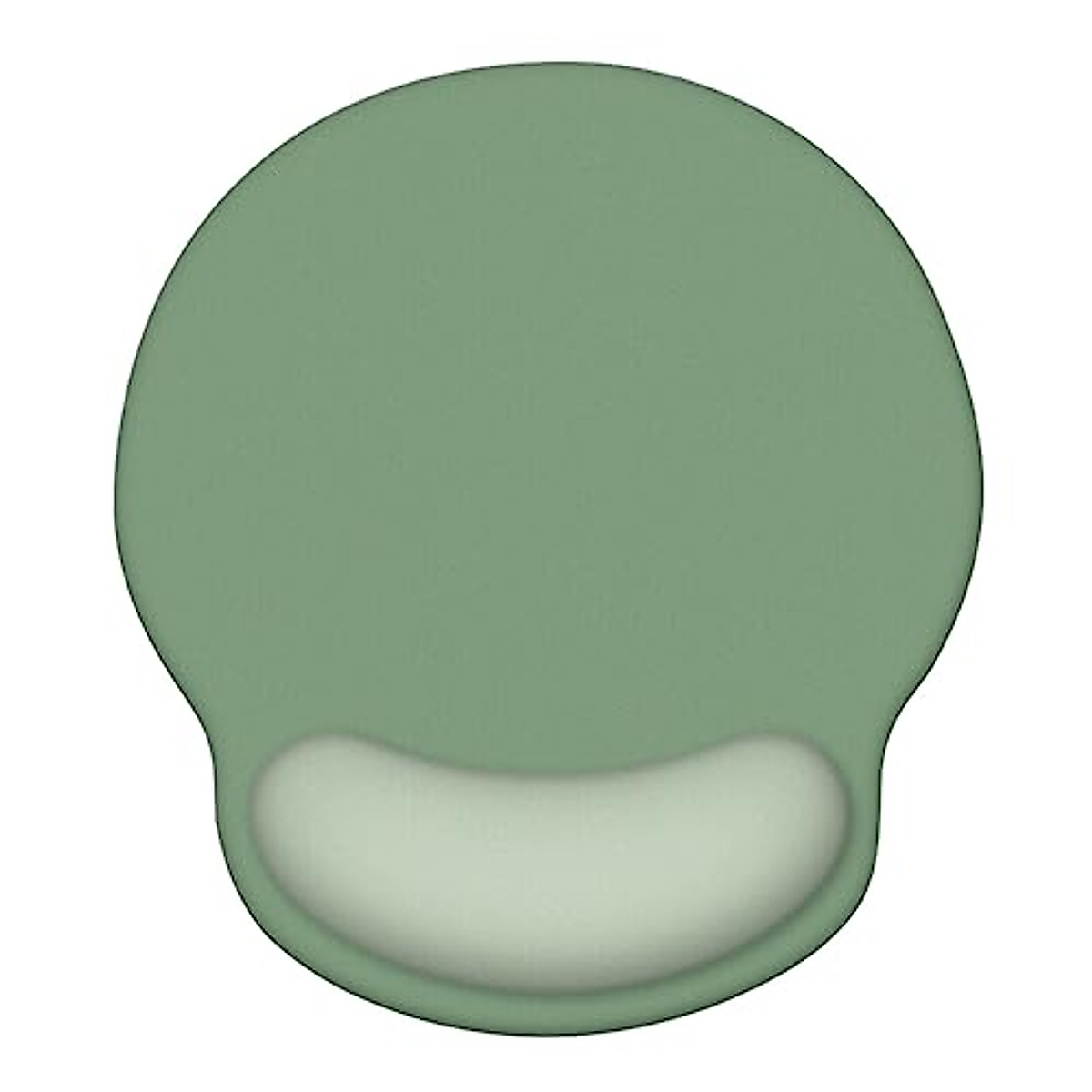 Computer Mouse Pad Ergonomic Mouse Wrist Rest Non-Slip Silicone Laptop Gaming Mouse Pad with Gel Wrist Support Computer Accessories,9.65" X 8.46" Green