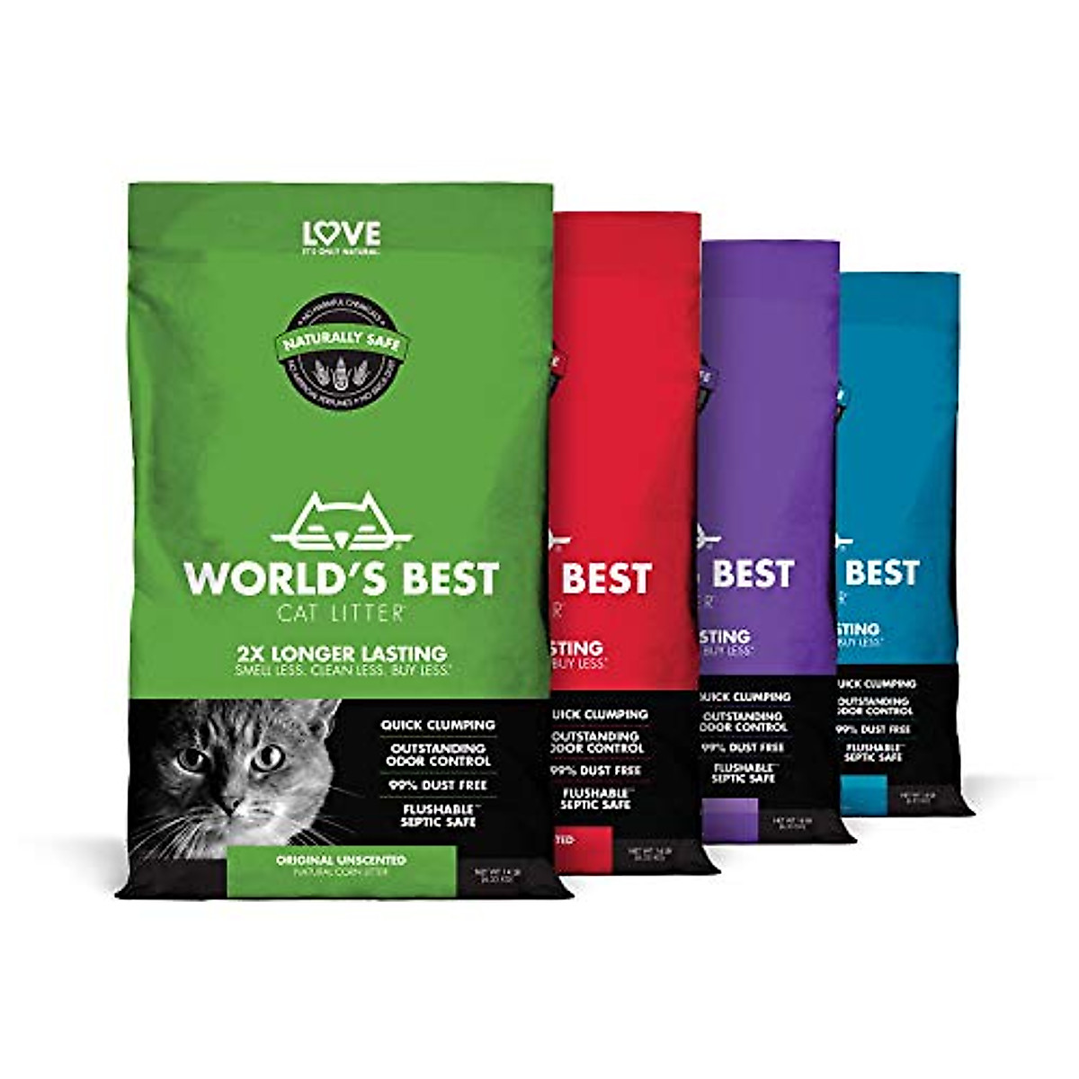 World's Best Cat Litter, Clumping Litter Formula, 28-Pounds