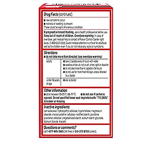 Tylenol 8 Hour Arthritis & Joint Pain Acetaminophen Caplets, 50 Count