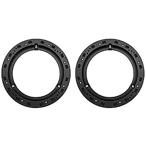 6 1/2" 6.5" Front Or Rear Door Speaker Adapter Spacer Rings Fits 2008-2015 Mitsubishi Lancer & 2007-2016 Outlander - SAK107_55-1 Pair