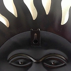 WOERTE HOME Indoor or Outdoor Decoration Artistic Metal Sun Wall Art 12.8-Inch