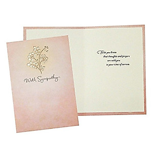 Hallmark Sympathy Cards Assortment Pack (5 Condolence Cards with Envelopes)