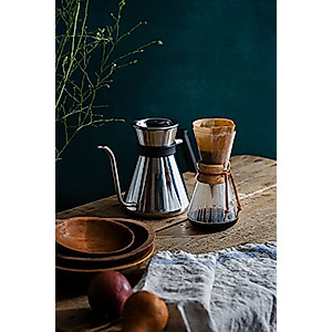 Chemex Pour-Over Glass Coffeemaker - Hand Blown Series - 3-Cup - Exclusive Packaging