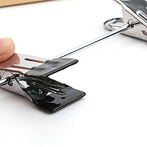 Tosnail 12-Pack Wooden Pant Hanger, Wooden Suit Hangers with Steel Clips and Hooks, Natural Wood Collection Skirt Hangers, Standard Clothes Hangers