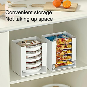 SHANSHUO Multi-Functional Instant Noodle Storage Box ，Kitchen Storage containers，Kitchen Organizer for Ramen Cups Perfect for Pantry Organization and Efficient Food Storage(Large)