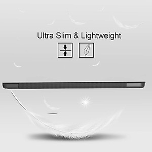 Soke Galaxy Tab A 10.1 Case 2019, Premium Shock Proof Stand Folio Case, Multi- Viewing Angles, Soft TPU Back Cover for Samsung Galaxy Tab A 10.1 inch Tablet [SM-T510/T515/T517],Black