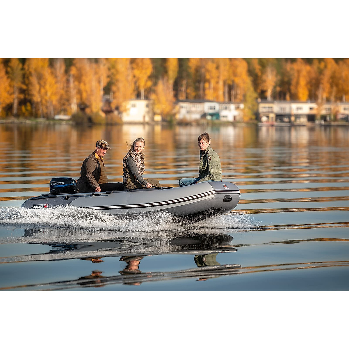 Yukona Inflatable Boat 410 Air Tank Grey+Dark Grey