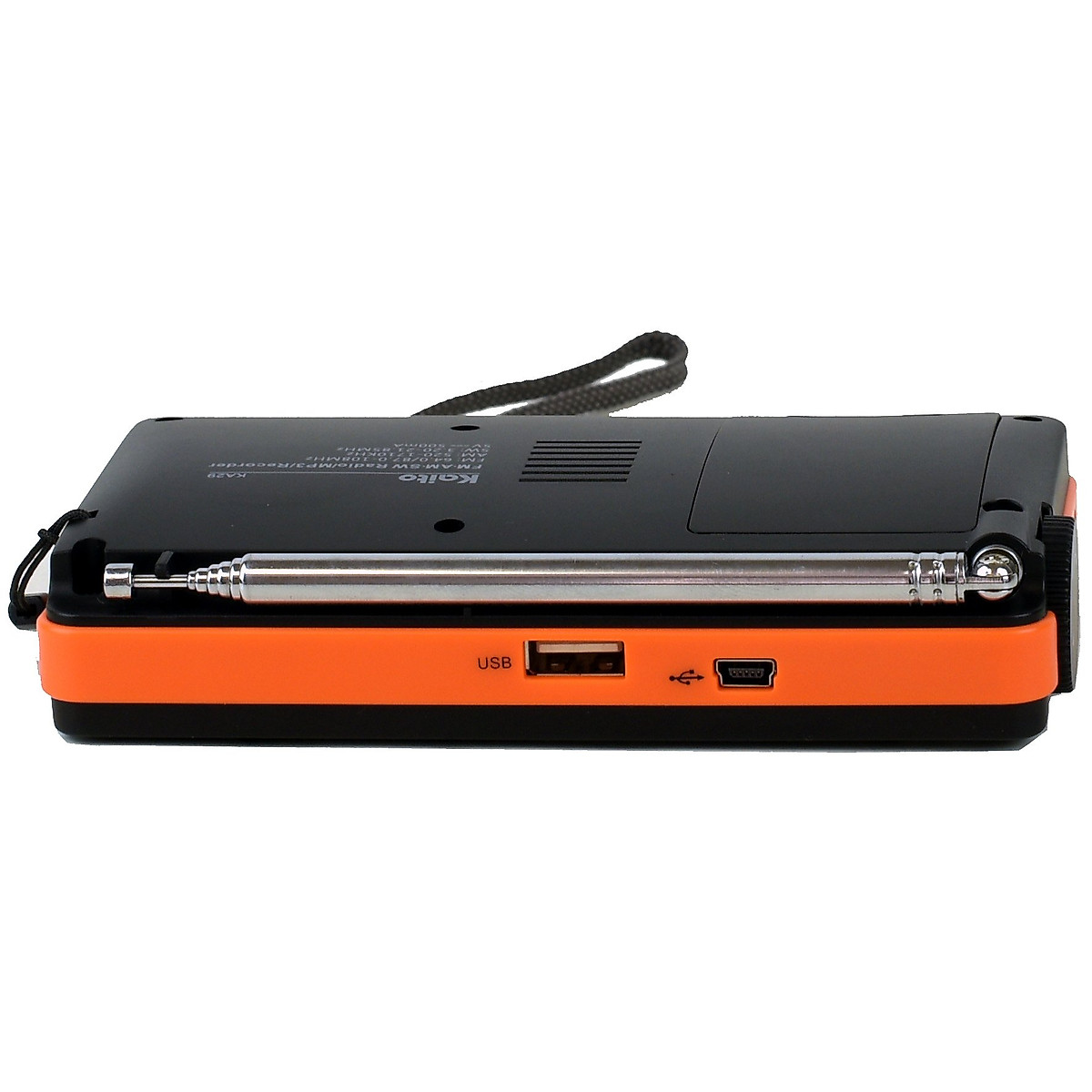 Kaito KA29 All in one World Receiver, with Recorder, AM FM SW Radio and MP3 Player(Black)