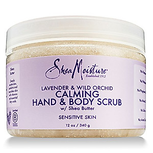 Shea Moisture Lavender & Wild Orchid Hand & Body Scrub 12 Ounce (U-BB-2934)