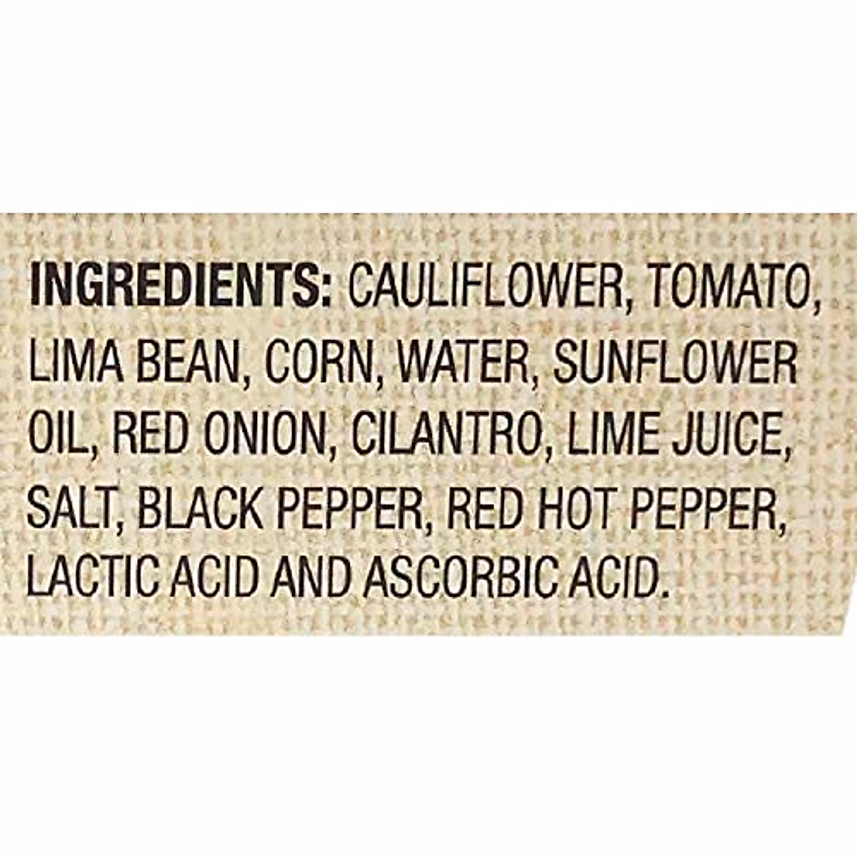 Kitchen & Love Cauliflower, Peruvian Vegetable Ceviche, Ready to Eat, Shelf Stable, Non Gmo, Gluten & Dairy Free, Vegan, Vegetarian, 7.9 Oz, 6 Pack