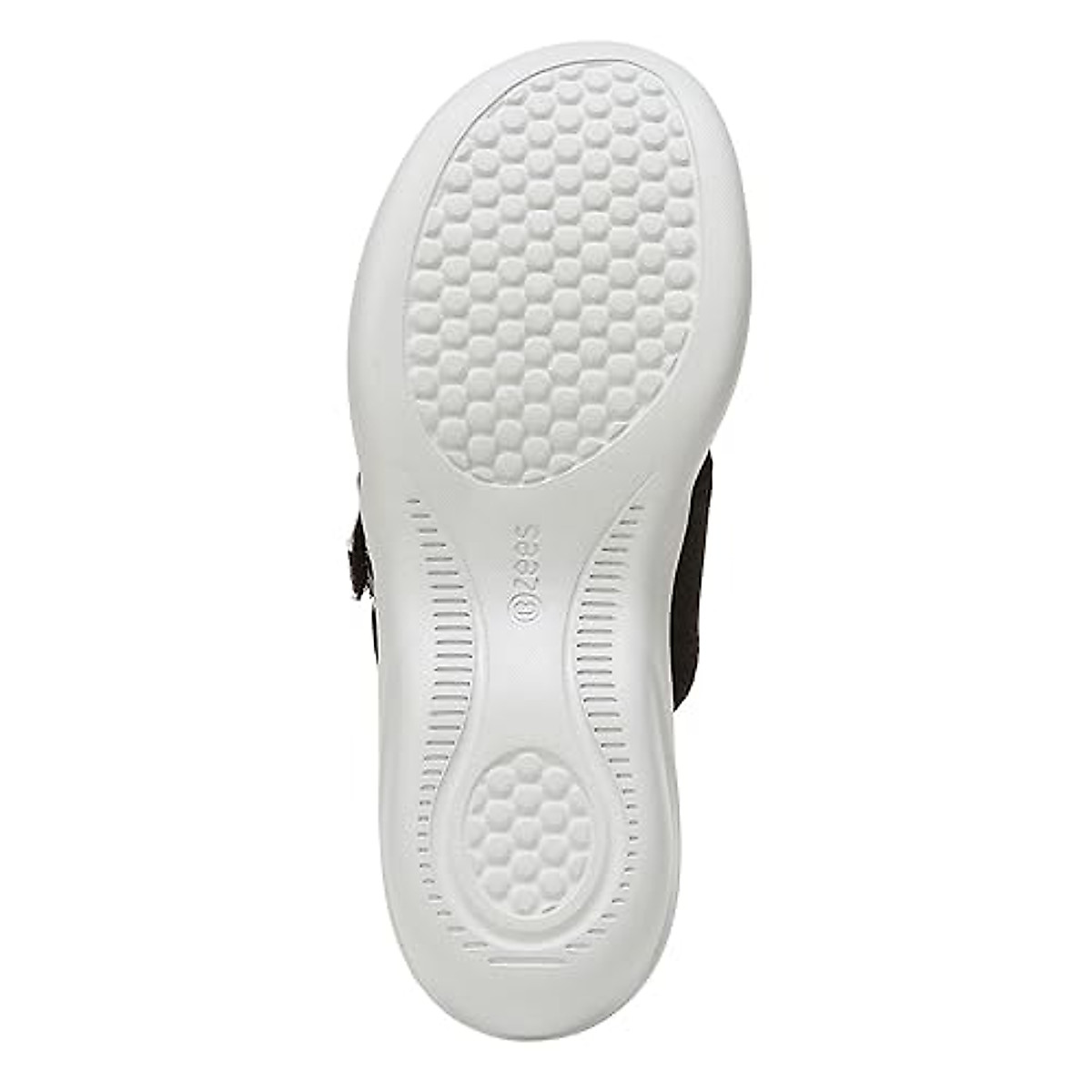 BZees Womens Camp Out Thong Sandal Black 7.5 M