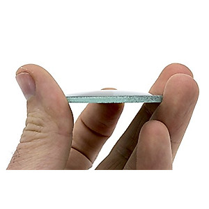 Round Convex Glass Mirror - 2" (50mm) Diameter - 50mm Focal Length - 2.8mm Thick Approx. - Eisco Labs