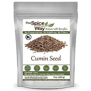 The Spice Way Cumin Seeds - whole cumin seed 8 oz resealable bag
