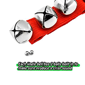 MUSICUBE Band Wrist Bells 12 Pairs 24 Pcs Kids Musical Rhythm Instrument Hand Percussion Jingle Bells Ankles Bells