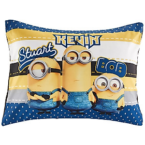 Franco Kids Bedding Super Soft Comforter and Sheet Set, 4 Piece Twin Size, Minions The Rise Of Gru