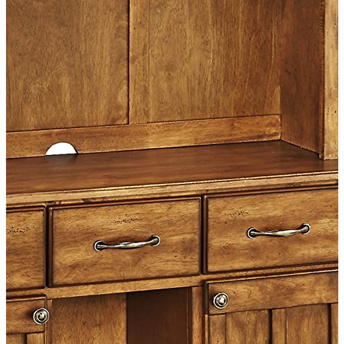 Buffet of Buffets Cottage Oak with Wood Top by Home Styles