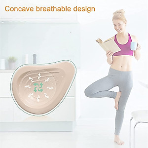 Self Adhesive Silicone Breast Forms Pear Shape Fake Boobs Fake Breast Artificial Mastectomy Prosthetic for Crossdresser Women Cosplay Transgender,C Cup (470g/pair)