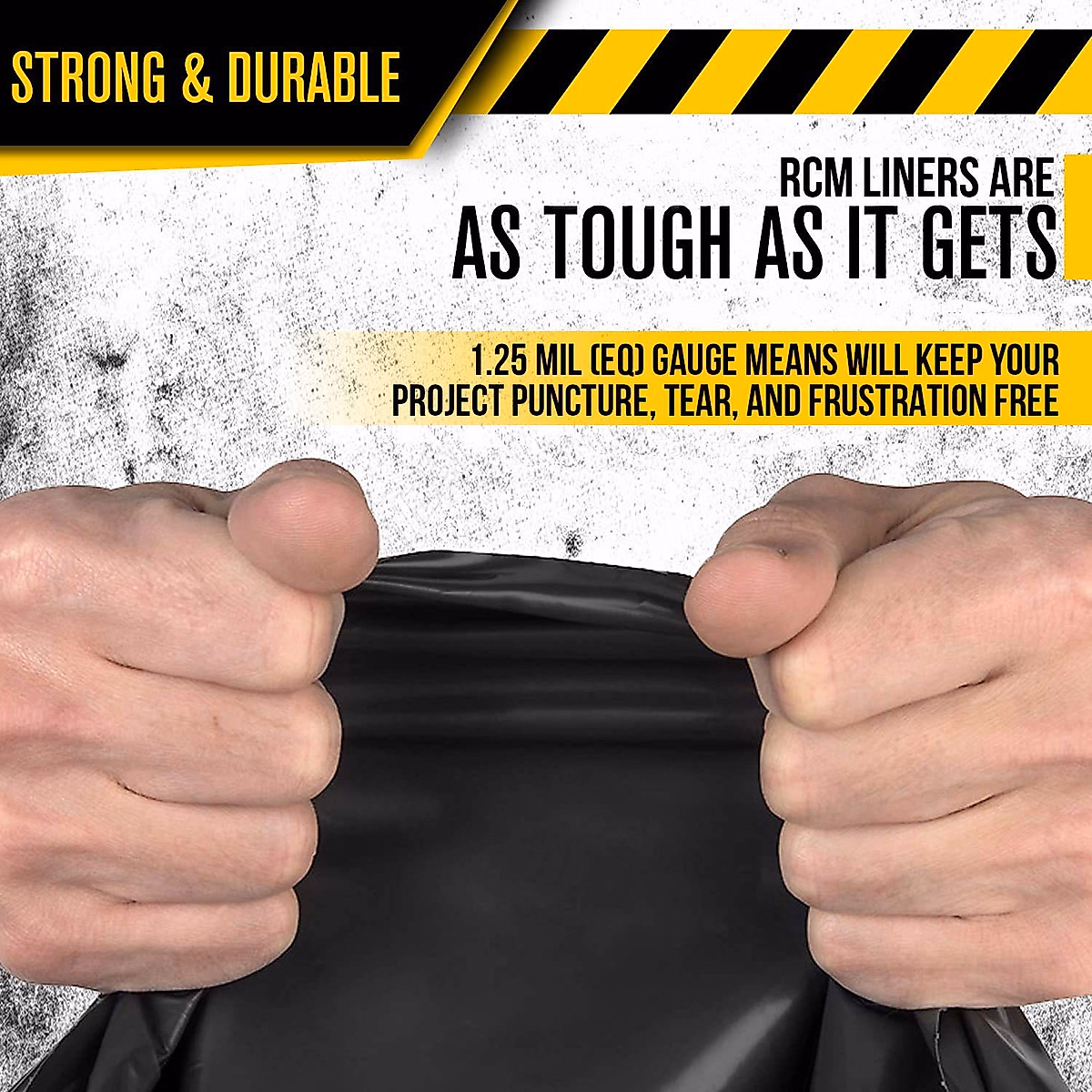 Aluf Plastics 20-30 Gallon Trash Bags - (100 Count) 1.1 MIL (Equiv) Low Density Plastic Garbage Bags - 30" by 36" for Home, Kitchen, Office Commercial Industrial, Black