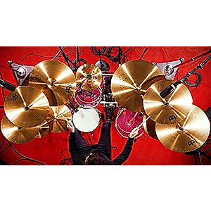 Meinl 15" Medium HiHat (Hi Hat) Cymbal Pair - Pure Alloy Traditional - Made in Germany, 2-YEAR WARRANTY (PA15MH)