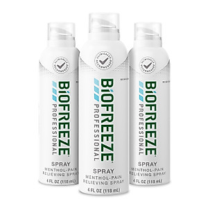 Biofreeze, Colorless, 4 Fl Oz (Pack of 3)