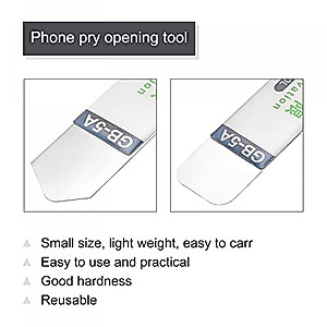 MECCANIXITY Pry Opening Repair Tools Metal Spudger 5pcs for Mobile Phone PC Tablet Laptop LCD Screen Smart Phone Repair 120x20mm