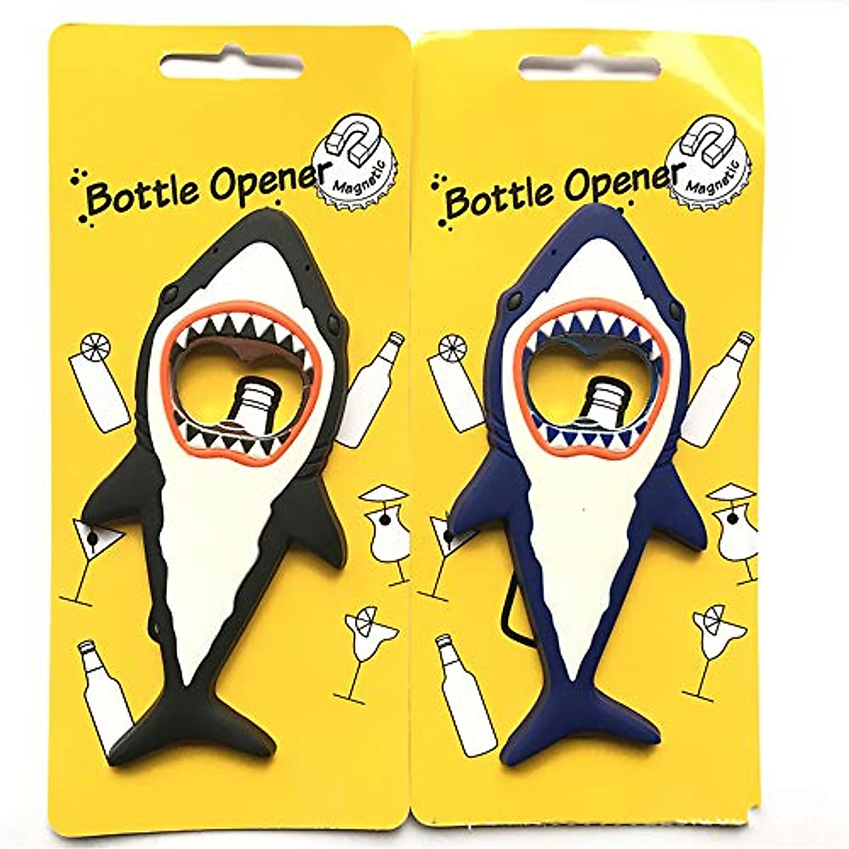 SHFICDJ Shark shape Bottle Opener,Ocean Series Beer Bottle Openers,Creative kitchen supplies gift bottle opener.