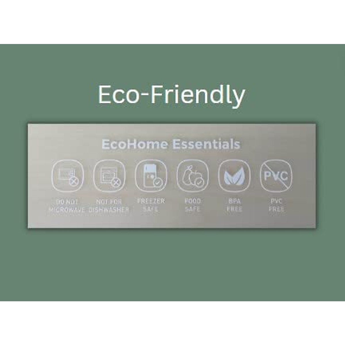 EcoHome Essentials Reusable Food Storage Flat Bags - 10 Pack, BPA Free, Leakproof, Freezer Safe, FDA Food Grade, 2 Gallon+4 Sandwich+4 snack