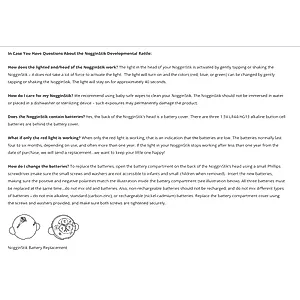 SmartNoggin NogginStik Developmental Light-Up Rattle for Infants up to 12 months