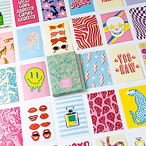 Cloncep Design Preppy Room Decor Collage Kit, 50 PCS, 4x6 Inch, Preppy Decor for Wall, Preppy Wall Collage, Preppy Pictures for Wall, Aesthetic Wall Art