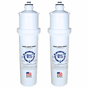 KleenWater Replacement Water Filter Compatible With Insurice Twin-i2000 EV9612-22 Filter, KleenWater Food and Beverage Series, Made in the USA, Set of 2