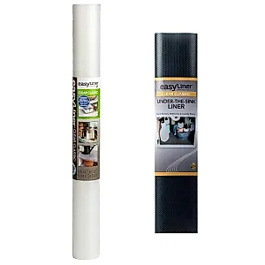 Duck Clear Classic EasyLiner Non-Adhesive Shelf Liner, 20 in x 4 ft + 12 in x 6 ft Rolls