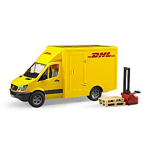 Bruder 02534 Mercedes Benz MB Sprinter DHL Delivery Truck with Hand Pallet Jack