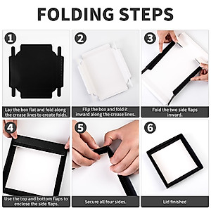 FERGONO 1PC Clear Gift Box, 6.69 x 6.69 x 11.02 inch Transparent Gift Box, Transparent Display Case Gift Boxes with Base, Lid & Ribbon for Wedding, Birthday, Easter Mother's Father's Day Party