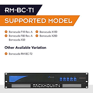 Barracuda Firewall Appliance Rack Mount - 1.3U Server Rack Shelf with Easy Access Front Network Connections, Properly Vented, Customized 19 Inch Rack - RM-BC-T1 by Rackmount.IT