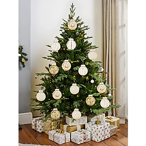 25PCS Christmas Balls Ornaments, Mini Ball Christmas Decorations for Xmas Christmas Tree, Shatterproof Christmas Tree Decorations Hanging Ball Set for Holiday Wedding Party Decoration(#1)