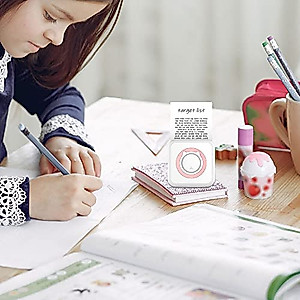 Instant Portable Sticker Printer, Mini Pocket Sticker Printer Bluetooth Inkless Thermal Printer, Sticker Maker USB Rechargeable Small Printer for Pictures, Label, Memo (Pink, +10 Rolls Stickers)