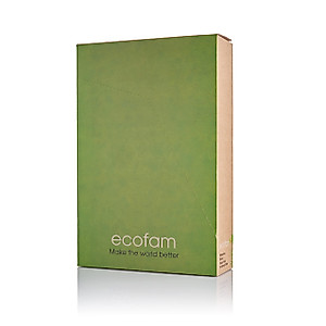 ECOFAM Earth Friendly Compostable Adult Manual Toothbrushes - Silver Infused Soft Bristle Toothbrush (4 Pack) (8 Pack Multi Color)