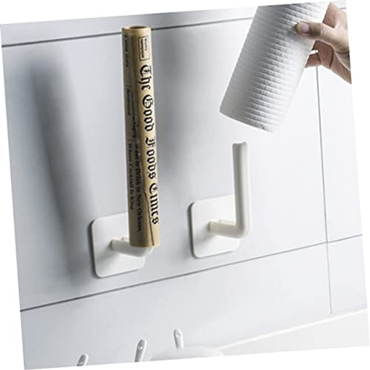 Cabilock 3pcs Pot Lid Storage Bracket Wall Mount Tool Organizer Decorative Shelf Bracket Towel Rack Stand Kitchen Utensil Organizer Kitchen Shelf Rack Cutting Board Holder Wall Pan Lid Rack