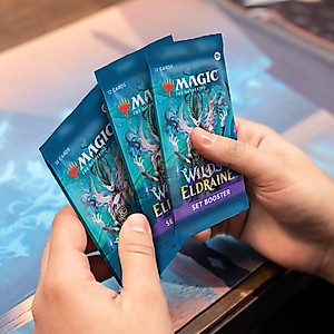 Magic The Gathering Wilds of Eldraine Bundle - 8 Set Boosters + Accessories