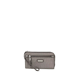 Baggallini Women's Zippered Wallet, Sterling Shimmer, One Size (ZAW548-B0865)