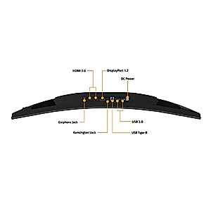GIGABYTE G32QC A (32" 165Hz 1440P Curved Gaming Monitor, 2560 x 1440 VA 1500R , 1ms (MPRT) Response Time, 93% DCI-P3, VESA Display HDR400, FreeSync Premium Pro