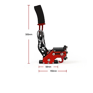 JISMCEKU Racing Games with Fixture 14Bit Handbrake Sim for Racing Games Fit for G27/G29 T500/Blue