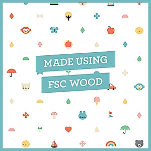 Petit Collage Friends Lion Rattle