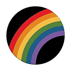 Rainbow PopSockets PopGrip: Swappable Grip for Phones & Tablets