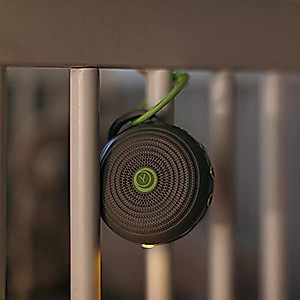 Amazon Basics Portable Baby Travel Window Blackout Blind Shades with Suction Cups - Moon & Stars, 1-Pack & Yogasleep Hushh Portable White Noise Machine for Baby | 3 Soothing, Natural Sounds