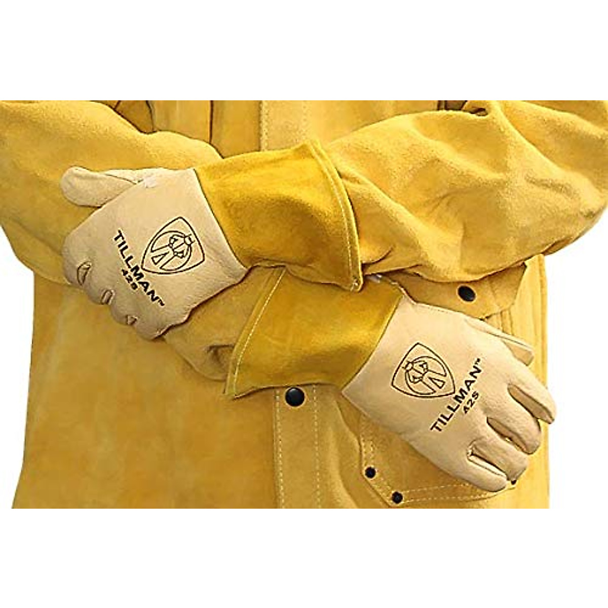 Tillman Welding Safety Gloves, 42m, Tan