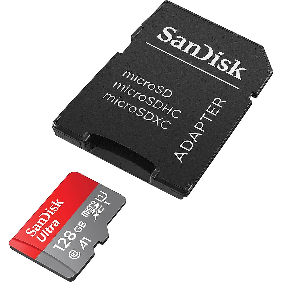 SanDisk 128GB Ultra UHS-I Class 10 A1 microSDXC Memory Card, 120MB/s Read, 10MB/s Write