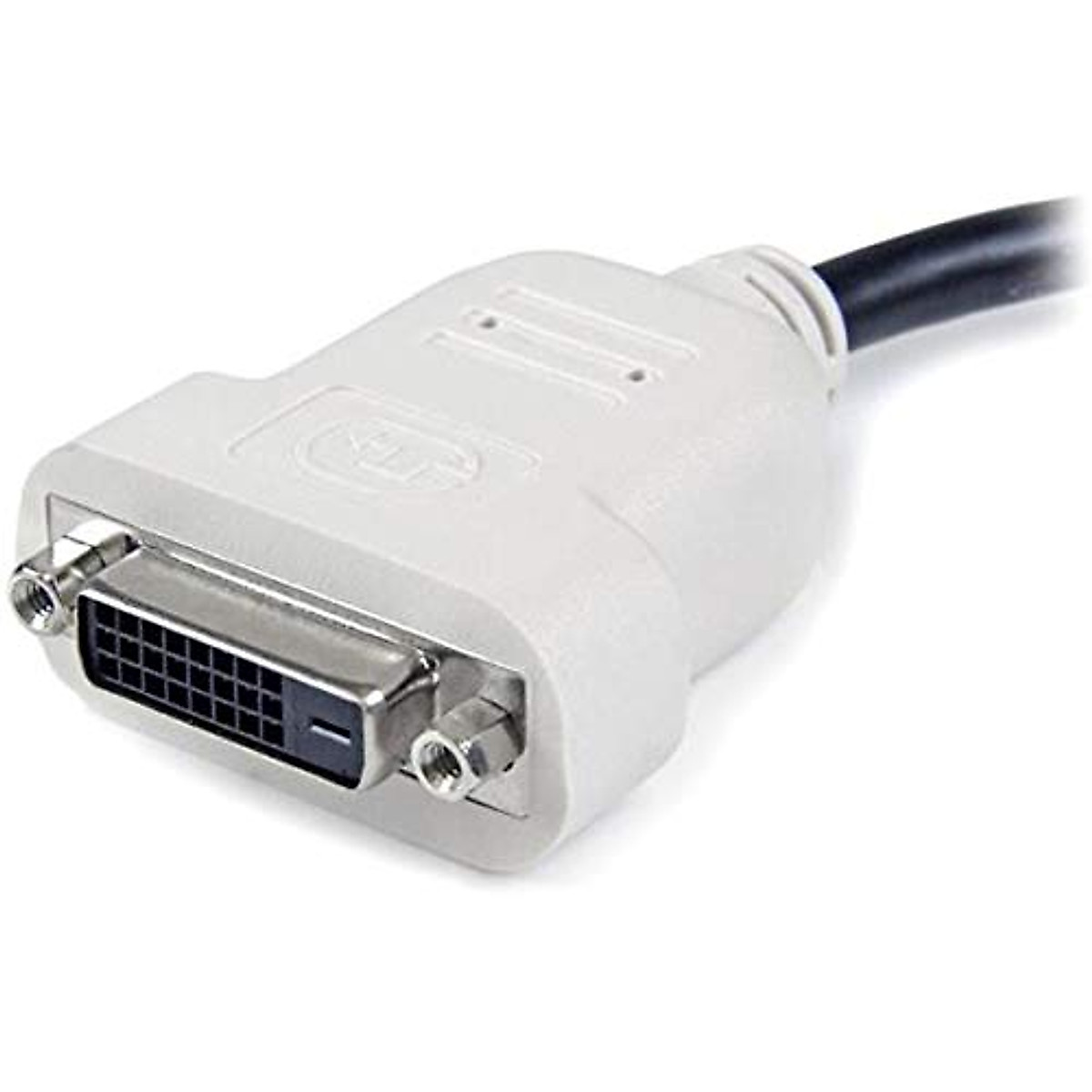 StarTech.com DisplayPort to DVI Adapter - DisplayPort to DVI-D Adapter/Video Converter - 1080p - DP 1.2 to DVI Monitor/Display Cable Adapter Dongle - DP to DVI Adapter - Latching DP Connector (DP2DVI)