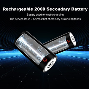 JESSPOW CR123A Rechargeable Batteries for Arlo, Rechargeable Batteries 32 Pack with Charger Compatible with Arlo Security Cameras (VMK3200/VMC3030/VMS3330/3430/3530/) and Flashlight and More