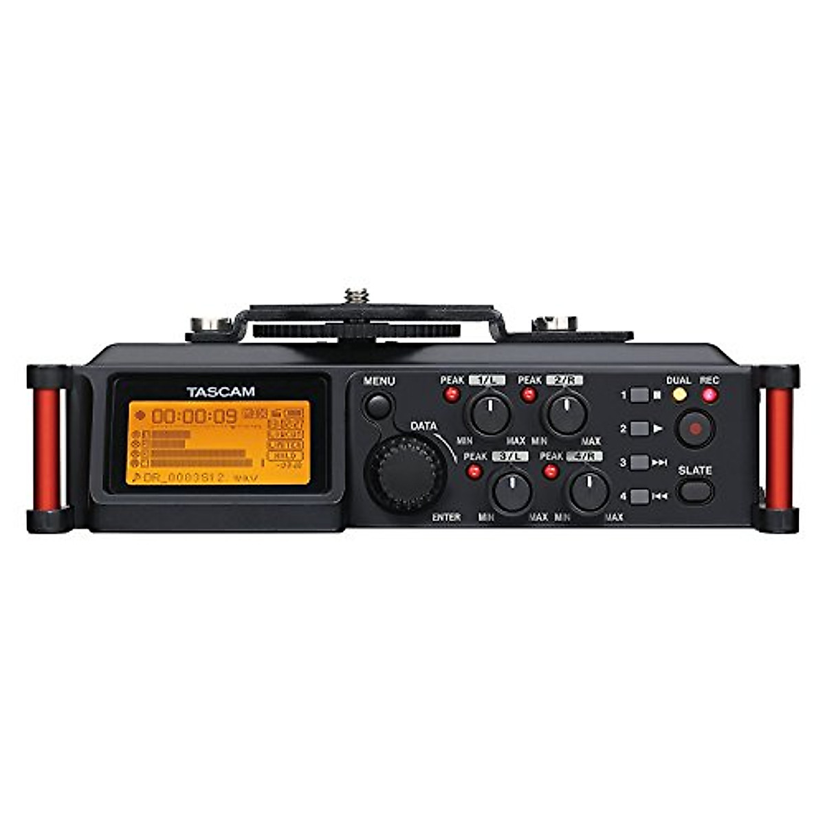 TASCAM 4-Channel Portable Linear PCM Audio Recorder for DSLR and Video Cameras, Black (DR-70D)
